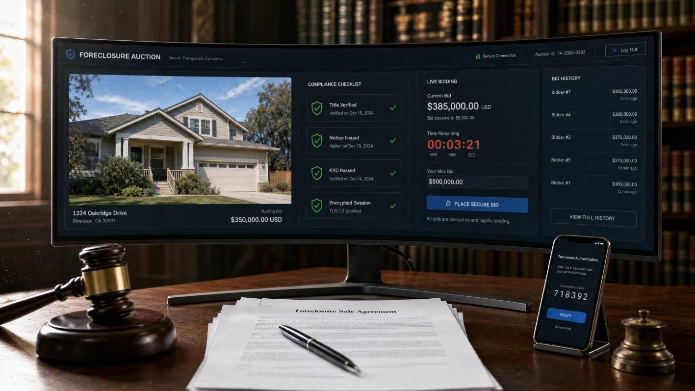 How to Run a Transparent Foreclosure Auction Online?
